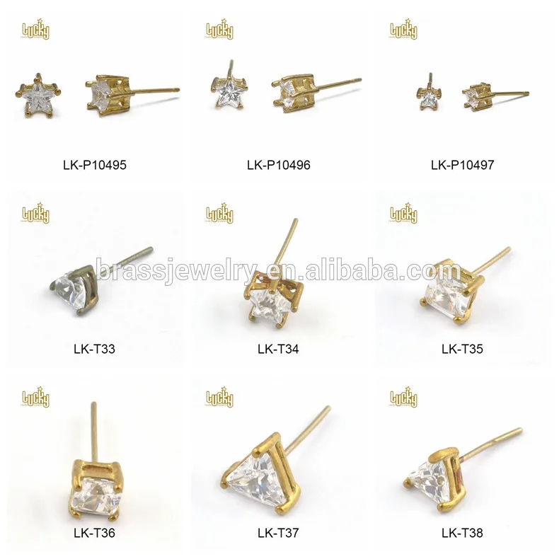 Simple Gold Earring Designs For Women,Fashion Earring Jewelry Supplier ...