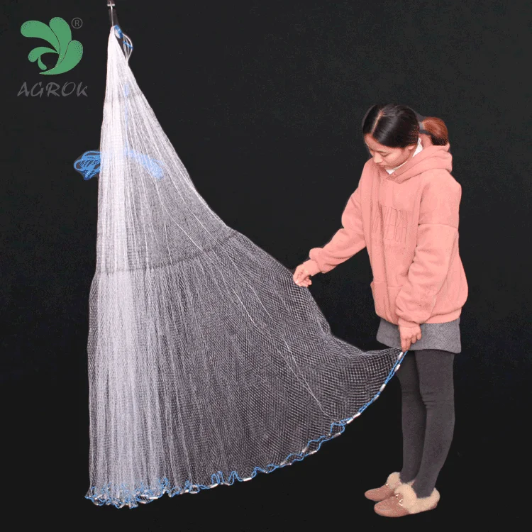 Agrok 4ft Nylon Mono Fishing Cast Net Drawstring Casting Net - Buy ...