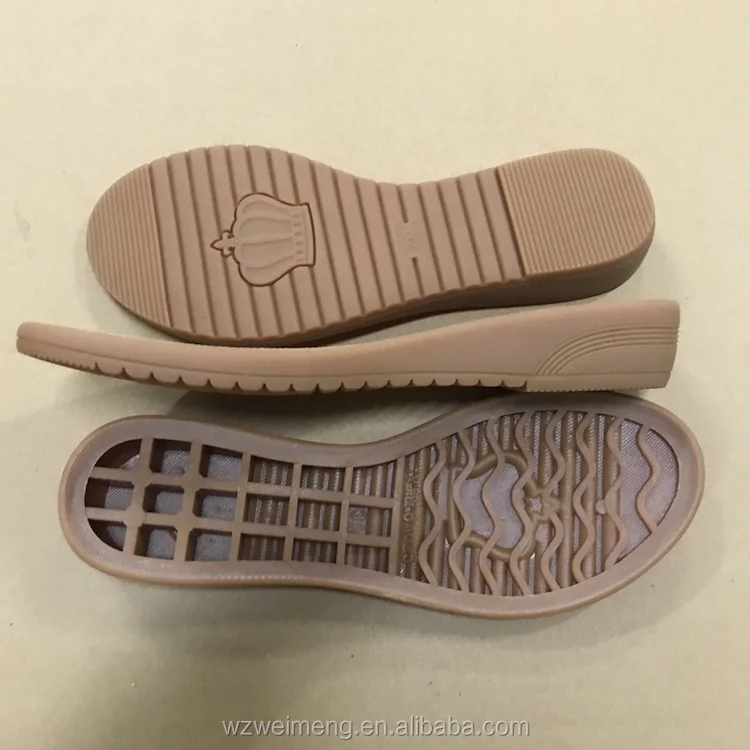 Rubber Material Shoe Sole For Lady Sandals Factory In China - Buy ...