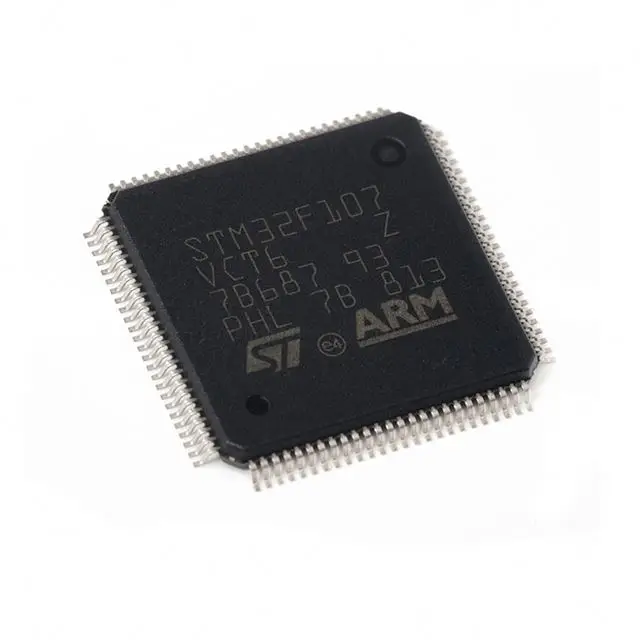 Mcu 32-bit Stm32 Arm M3 Risc 256kb Flash 100-pin Lqfp Stm32f Stm32f107 Lqfp100 Stm32f107vct6 ...