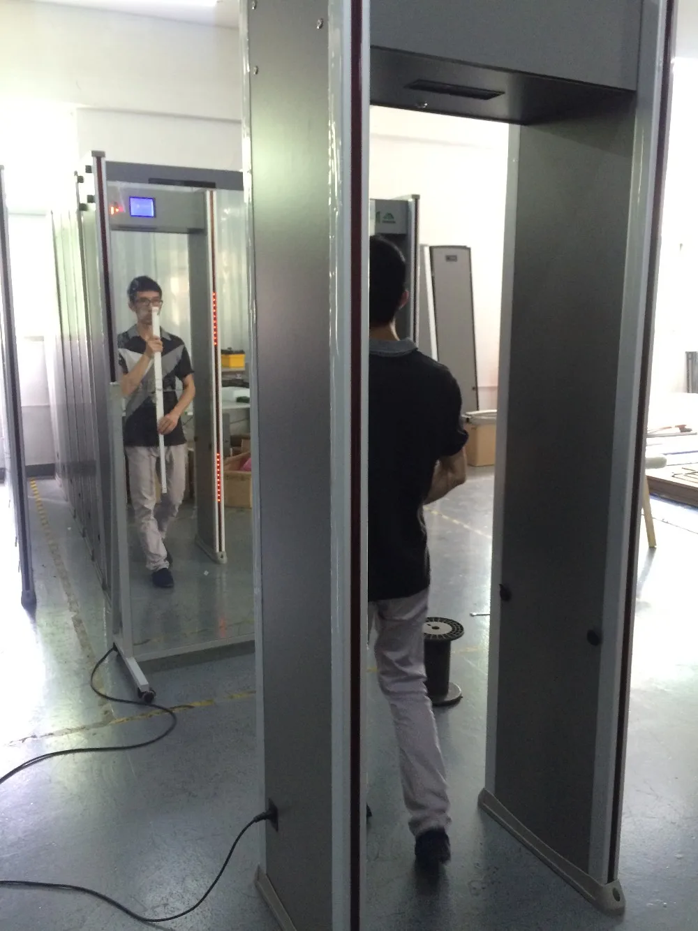 Uniqscan Ub800 Multi-zone Door Frame Walk Through Metal Detector Human ...