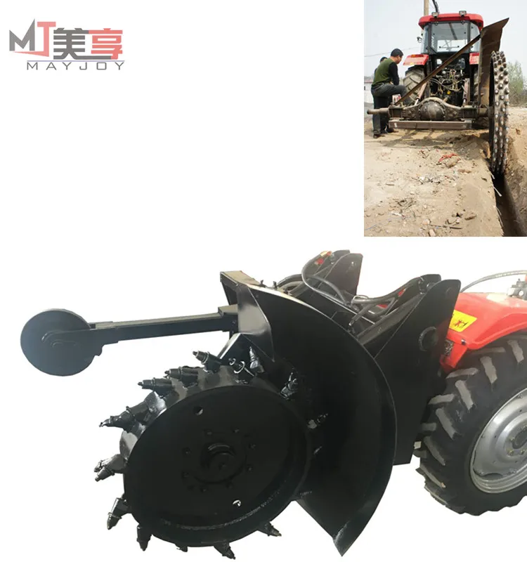 High Quality Pto Ditch Machine /tractor Trencher With Ce For Sale ...