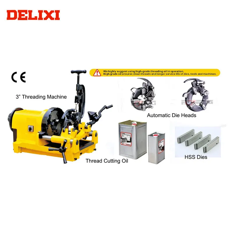 Delixi Dlx80c1 1/2" To 3" 1500w Pipe Plumbing Ce Approval 3 Inch Pipe ...