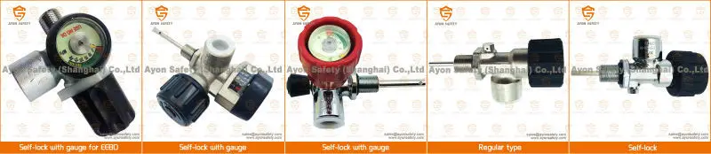 Scba Spare Parts,Cylinder Mouth With Gauge And Self Lock - Buy Air ...