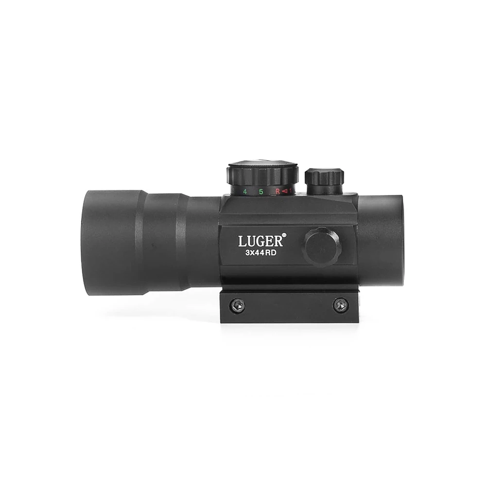 LUGER 3X44 Red Green Dot Sight Scope for Outdoor Hunting