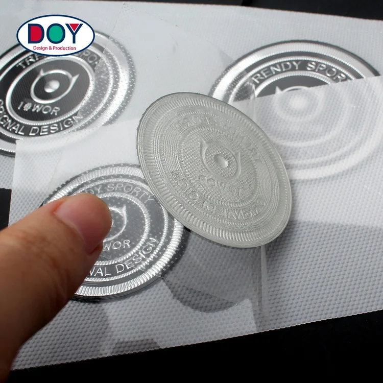 Custom Embossed Raised Logo Gold Plating High Frequency Heat Press Soft ...