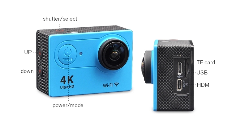 Eken H9/H9R Action Camera - 4K Ultra HD & Wifi Connectivity