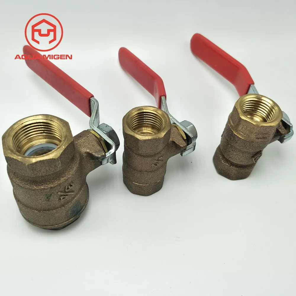 3/4" 600 Psi Bronze Ball Valve With Screwed Bsp - Buy 1 1/2 Inch Bronze ...