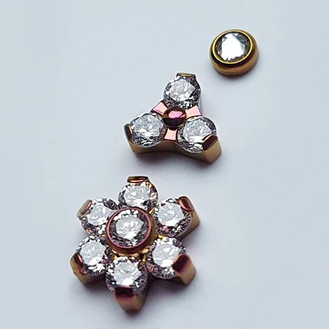 Anodized Colored Astm F136 Titanium Piercing Body Jewelry - Buy ...