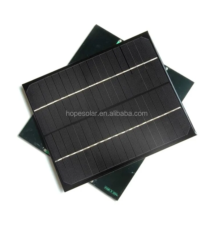 DIY modul surya 6W 18V monokristalin silikon sel surya PET Panel surya ...