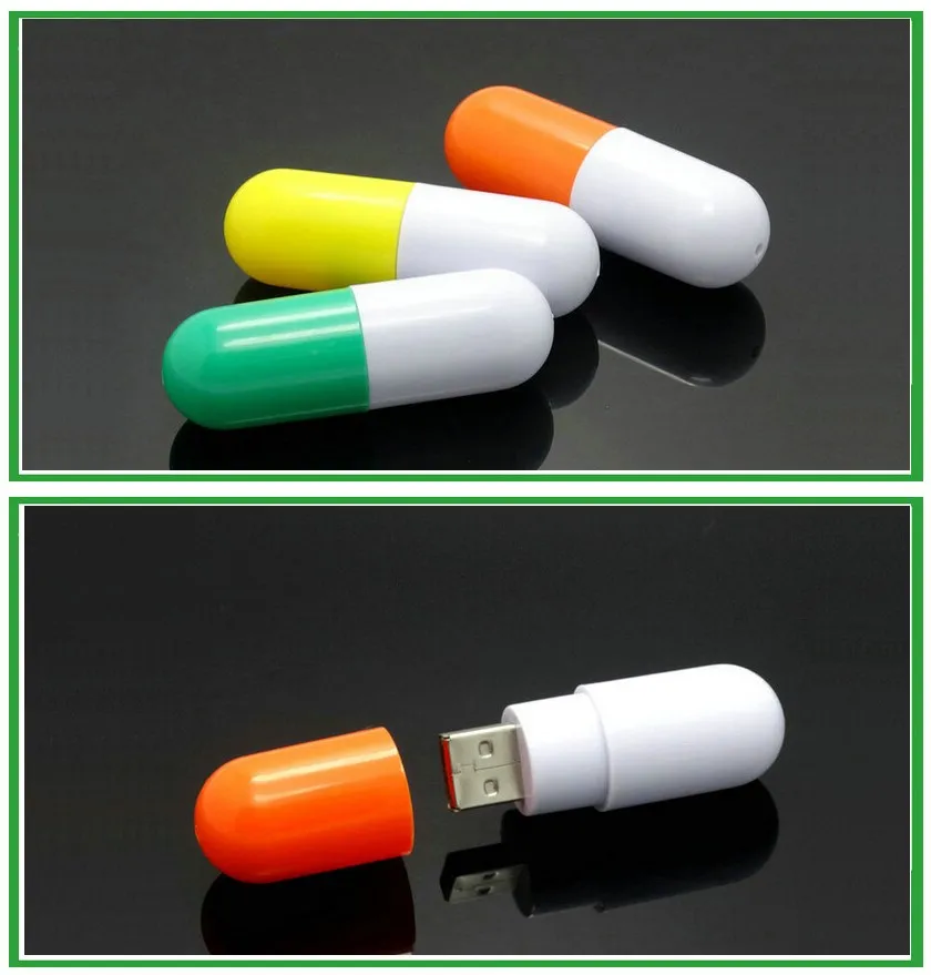 Plastic Case Mini Pill/capsule Shape Usb 3.0 Flash Drive - Buy Plastic ...