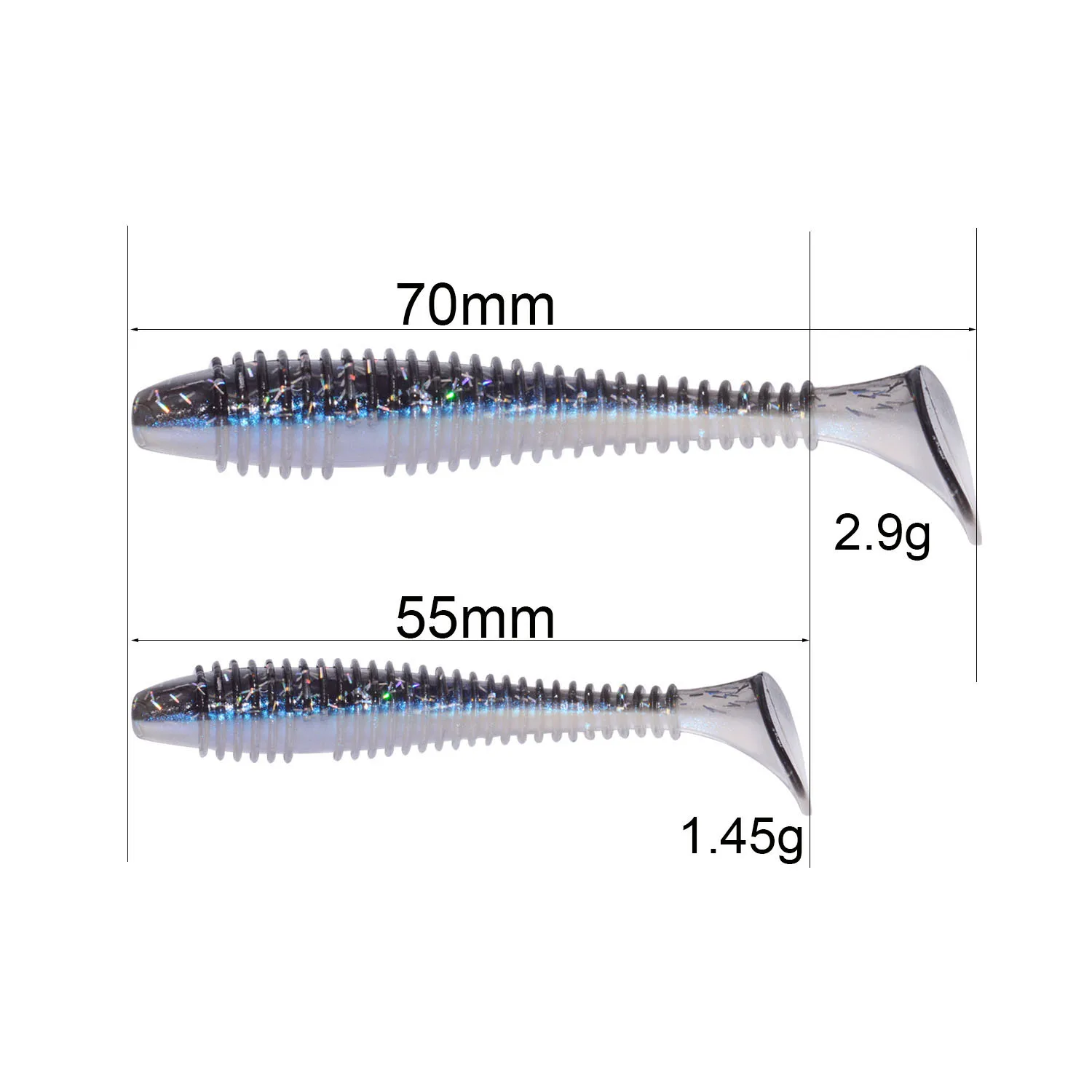 Afishlure Lure T-tail Ultimate Inshore Fishing Lure 70mm 2.9g Ar47 Jig ...
