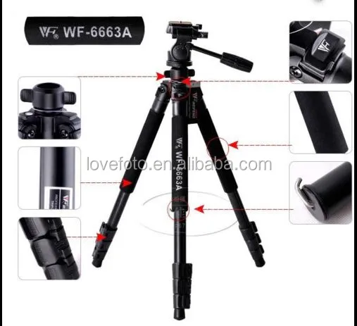 Weifeng Wf-6663a Professional Slr Camera Tripod Photography Mount Portable Bag - Buy High ...