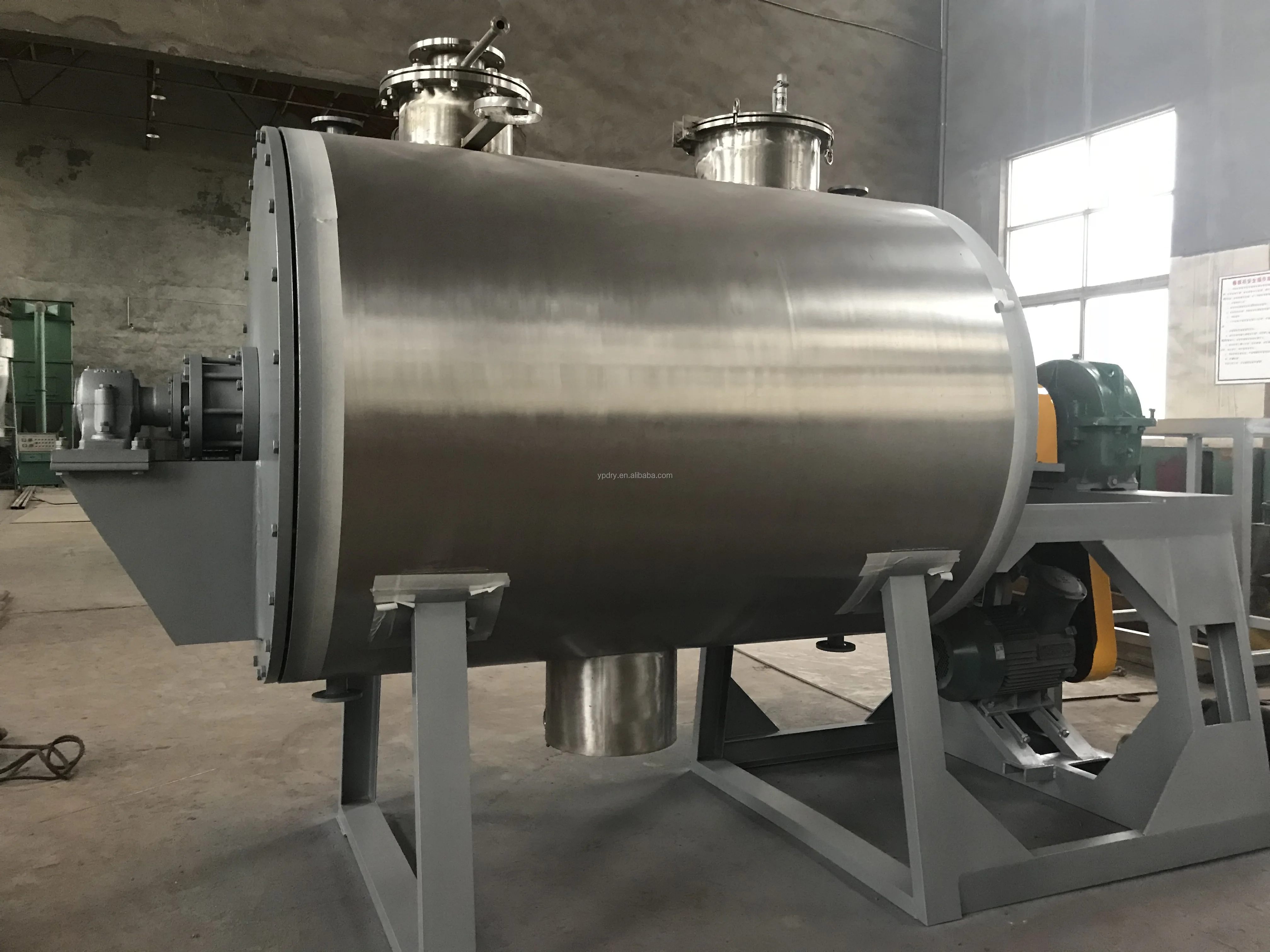 2000l Zb Rotary Paddle Shaft Vacuum Dryer For Filter Cake For Sale ...