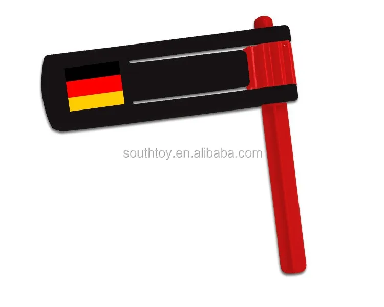 Promotional Plastic Football Fans Cheer Sound Noise Maker Rattle ...