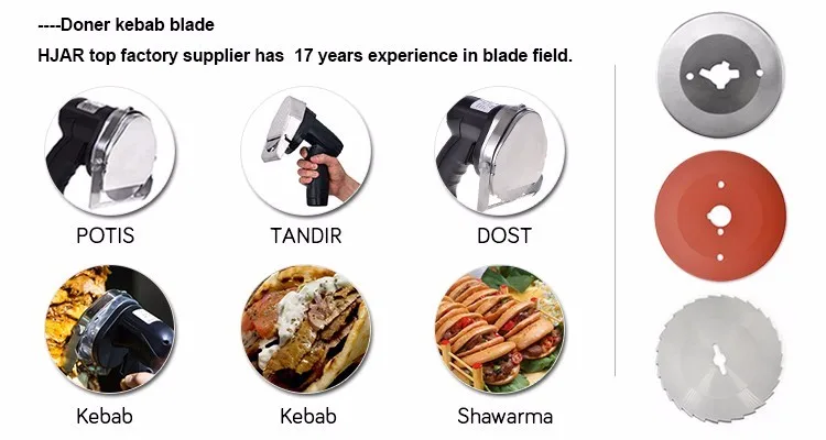 100mm Tandir Doner Kebab Shawarma Knife Blade - Durable & Sharp