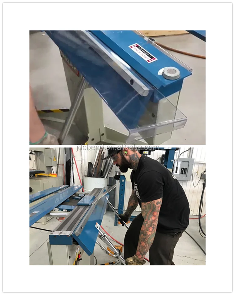 Metal Sheet Bender From Gauge 16 And 8 Feet Wide Bending Machine - Buy ...