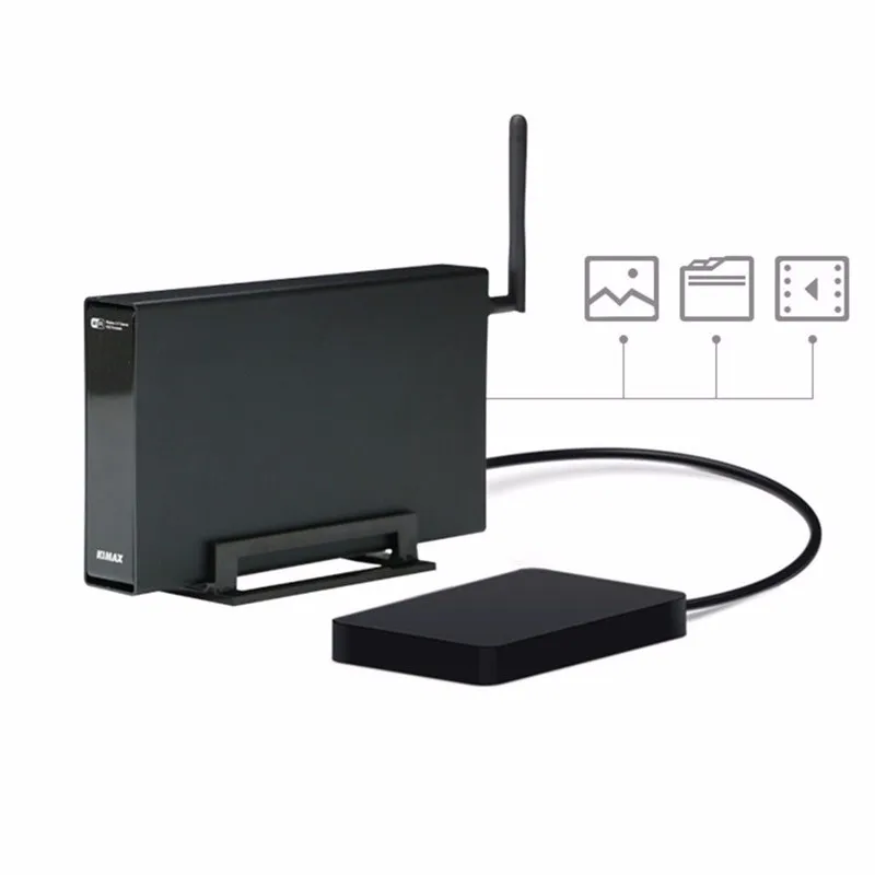 External Hdd Enclosure Wireless For 3.5 Hard Drive Box With Android App ...