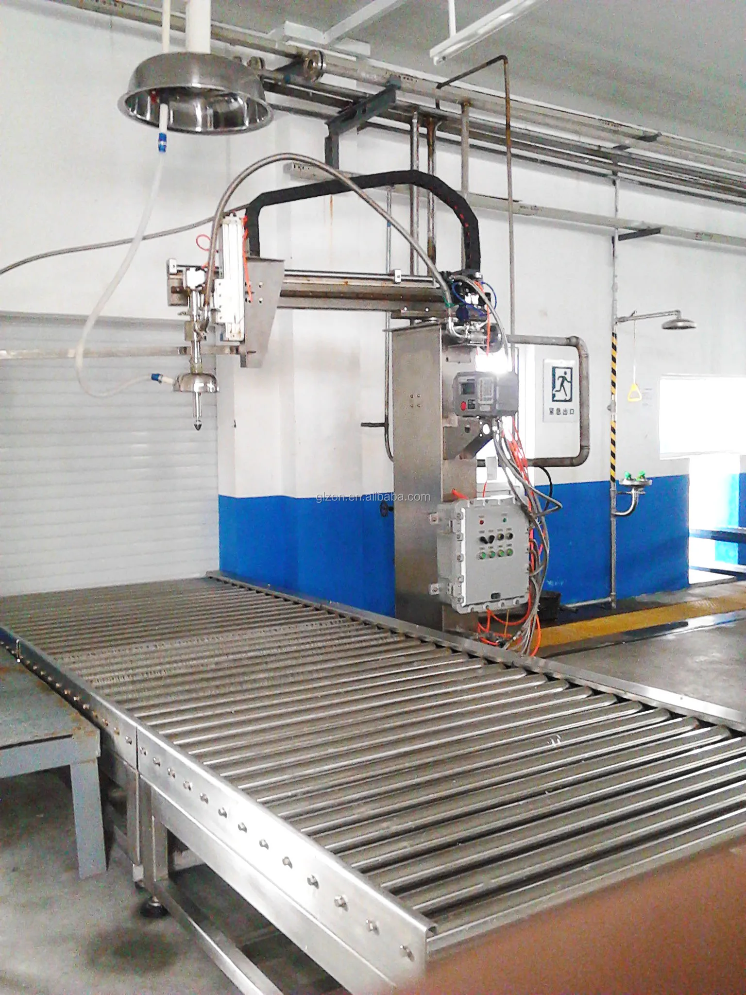 Automatic 4 200kg Drums on Pallet 1000L IBC Tank Filling Machine