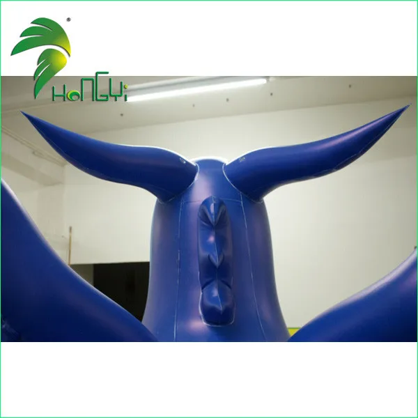 Showy Strong Inflatable Zenith Dragon Inflatable Blue Dragon With Big ...