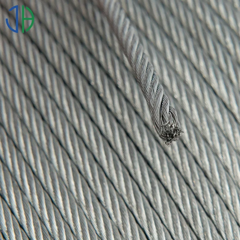 DIN3066 6x37+fc Steel Wire Rope - Galvanized Fiber Core
