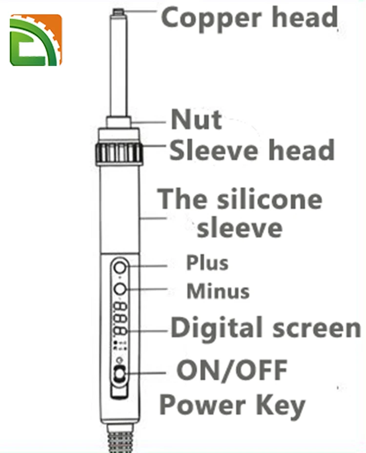 Electric Soldering Iron for Heat Embossing with Custom Logo