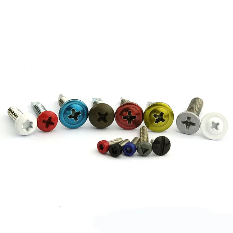 Color Painted Decorative Head Screw - Buy Color Srew,Painted Screw ...
