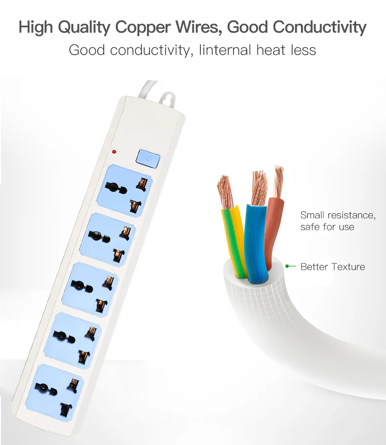 Siase Multiple Power 4 Way Universal Extension Socket - Buy Universal ...