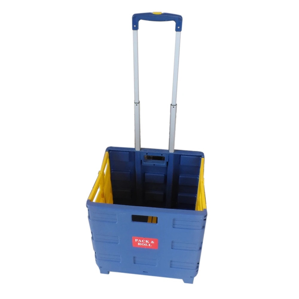 Wholesale 2 Wheels Folding Plastic Tote Cart - Buy Tote Cart,Plastic ...
