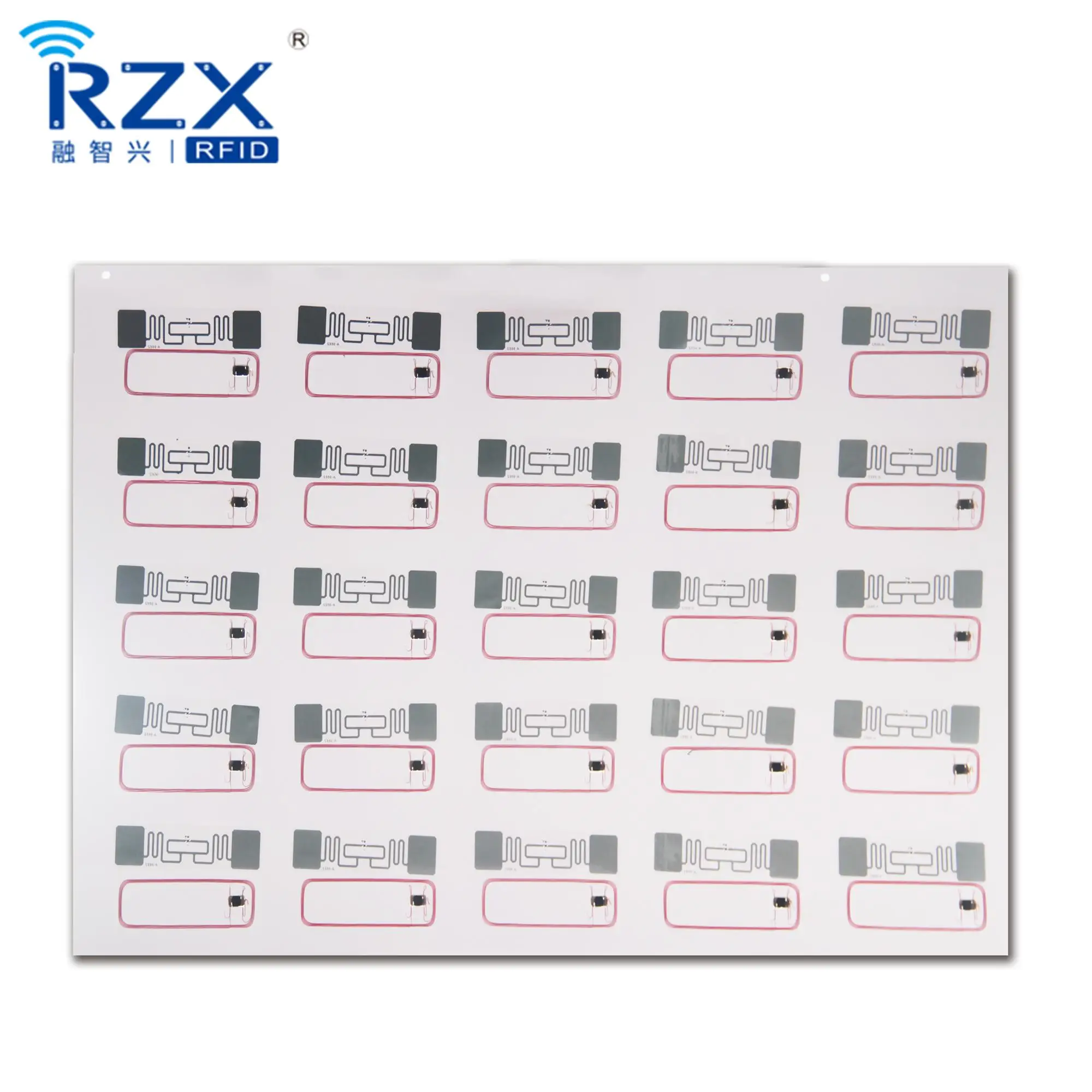 Custom Size Composite Dual Frequency Rfid Inlay Sheet ( Alien H3 ...