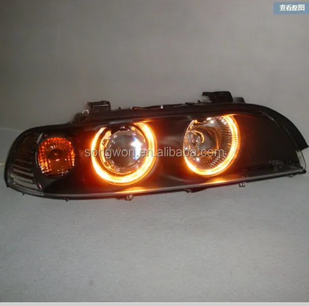 Car Angel Eye Headlight For Bmw E39 525/528/530 - Buy For Bmw E39 Angel Eye Headlight,For Bmw ...