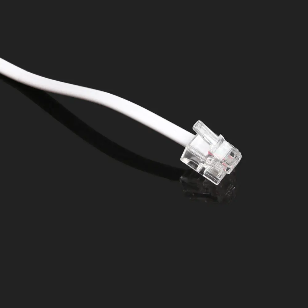 Home Phone Telephone Rj11 Plug Alligator Clip Test Tester Cable Wire ...