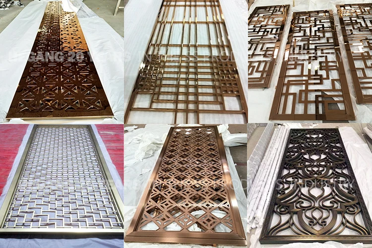 Cnc Cutting Partition Modern Hotel Partition Wall Panel Fixed ...