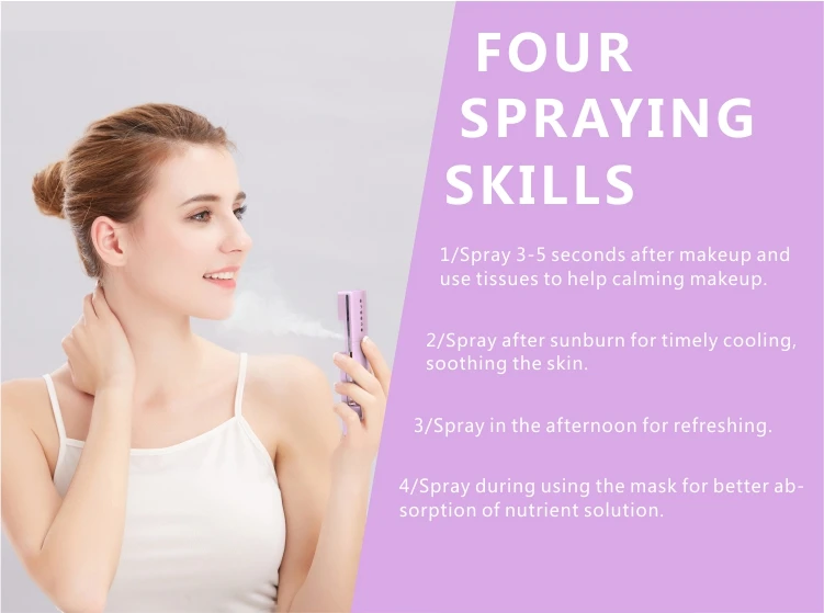 Private Label Portable Handheld Face Spray - Nano Mist