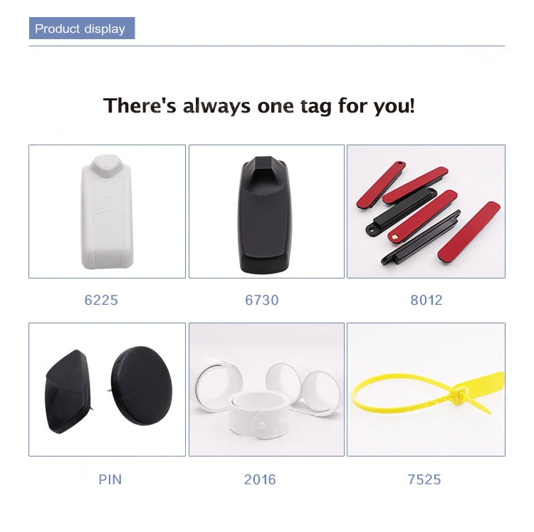 DRAGON GUARD Anti-Theft RFID+EAS Hard Tag Made of Durable ABS Material ...