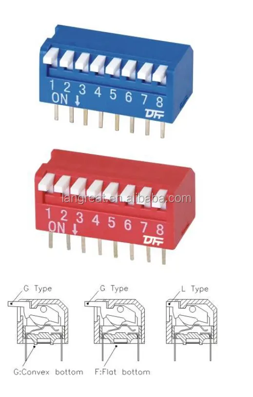 2 3 4 6 8 9 10 Position/pin DIP Switch - LANGREAT Quality