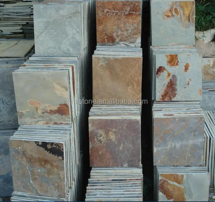 Wholesale Wall Panel Interior Cut-to-size Slate Price Per Square Meter ...