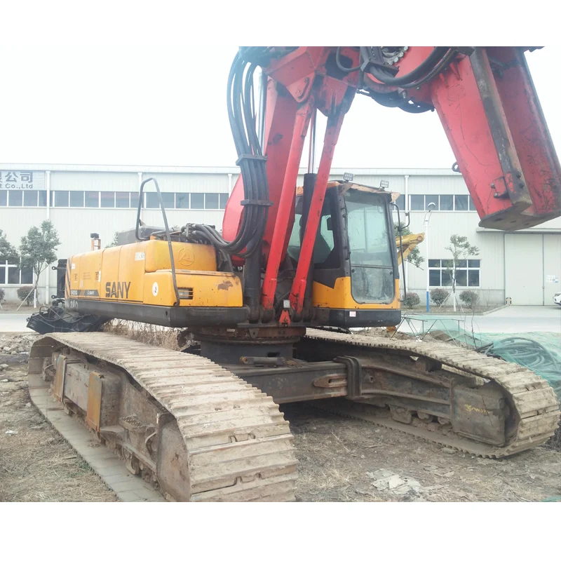 used SANY SR250 hydraulic drilling rig, rotary piling rig Products from ...