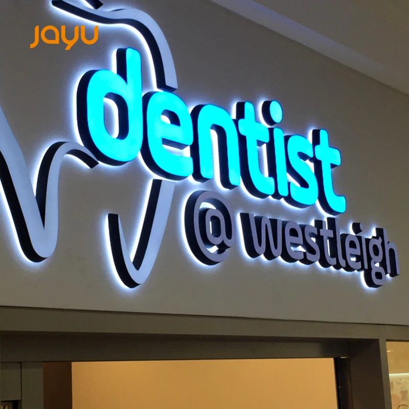 LED Strip Acrylic Letter Signs 3D Frontlit Backlit Illuminated Letters ...