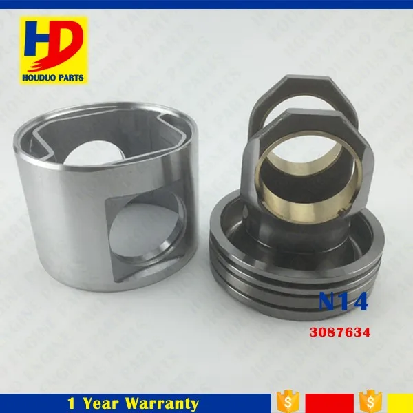 Diesel Spare Parts N14 Aluminum Engine Piston 3087634 - Buy N14 Piston ...