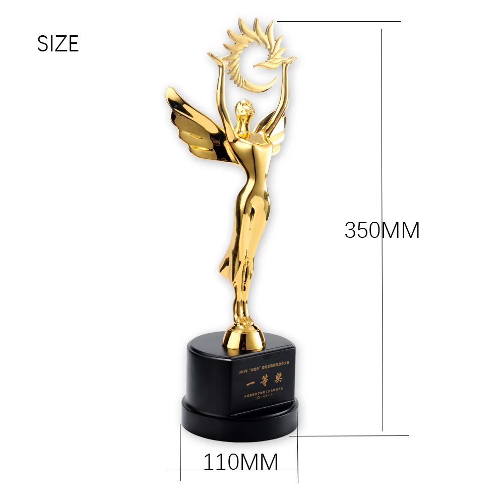 Metal Phoenix Angel Trophies - Customized Souvenir Gifts