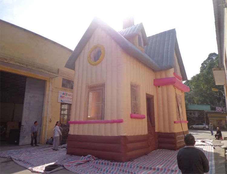 Giant Inflatable Cabin House Tent for Event Advertising and Service ...