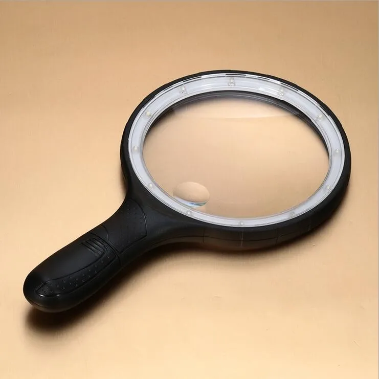 2016 Wholesale 138mm Magnifying Glass With Led Lamp For Reading - Buy ...