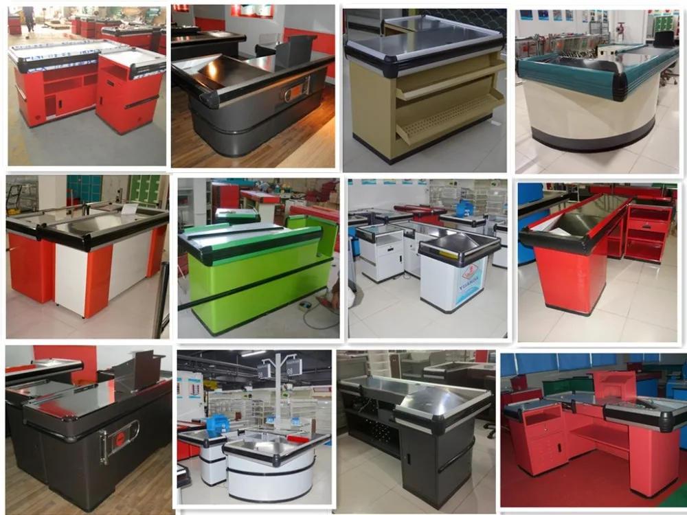 Supermarket Checkout Counter Equipment/shop Cash Counter - Buy ...