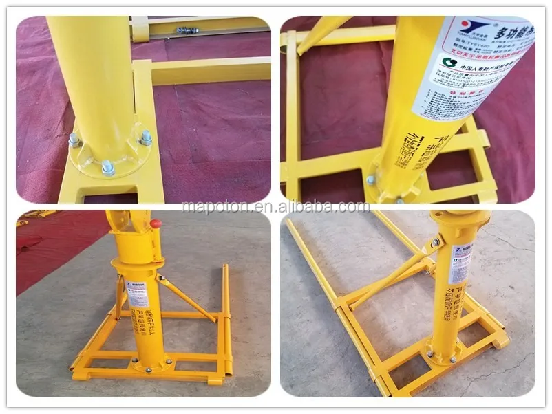 500kg Customized Davit Crane - Portable Outdoor Hoist