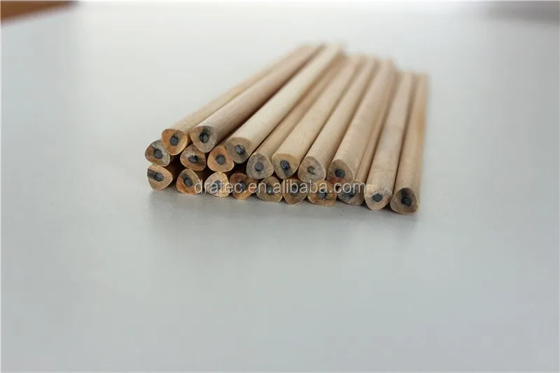 7" Round Blank Natural Custom Wooden Pencil Without Eraser| Alibaba.com