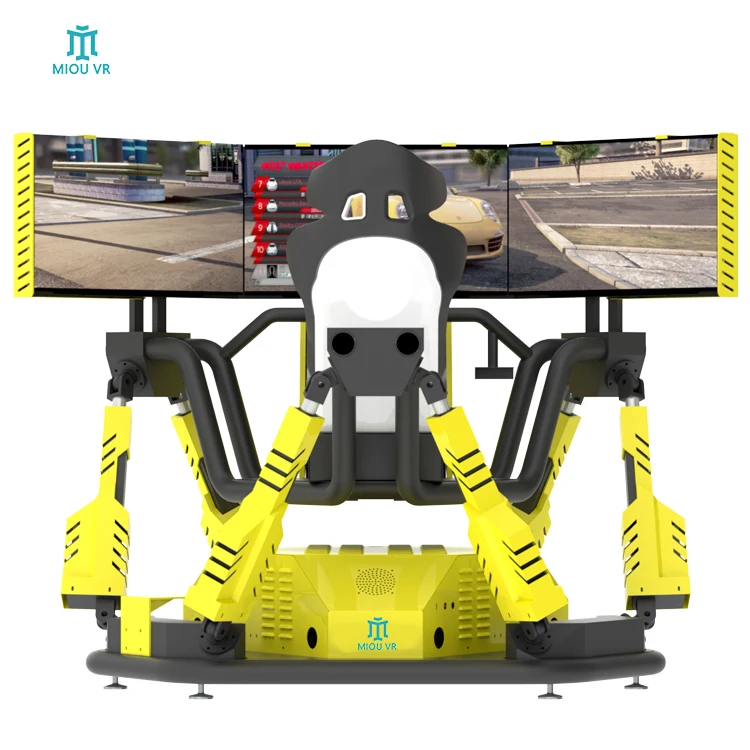 Amazing Experience 360 Degree 6 DOF Virtual Reality Driving Racing Game ...