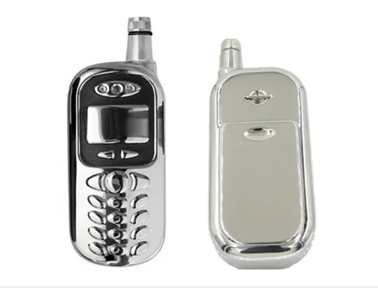 Stainless Steel Cell Phone Hip Flask For Wine Portable Shot Glass Food ...