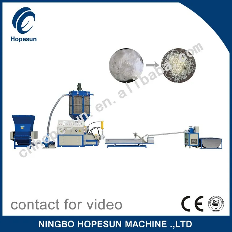 Professional Eps Xps Epe Foam Recycling Machine Pelletizing Machine ...