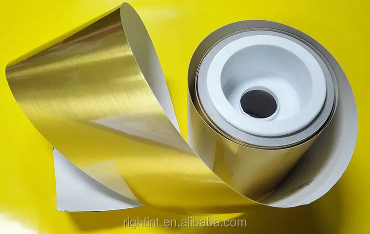 Self Adhesive Brushed Gold Hairline Pet Film Sticker - Buy Self ...